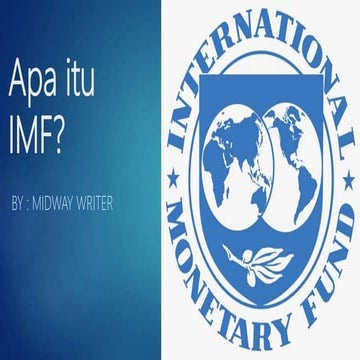 Apa Itu IMF ? | PPTX
