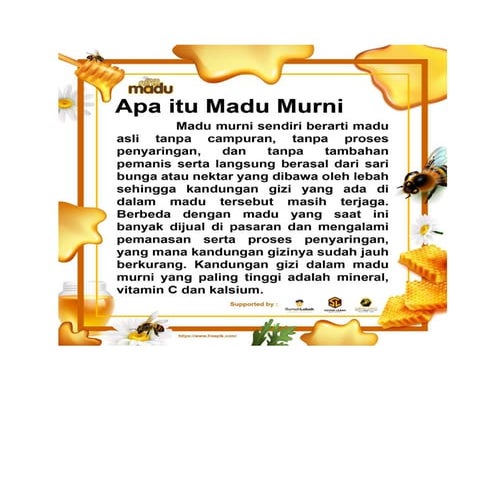 Apa itu madu asli | PDF