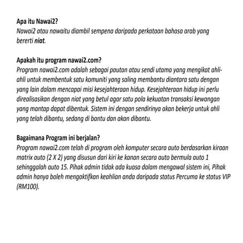 Apa itu nawai2 program silde | PPT