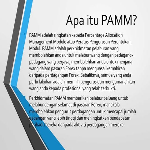 Apa Itu PAMM? | PPTX