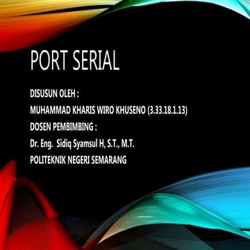 Port Serial | PPT