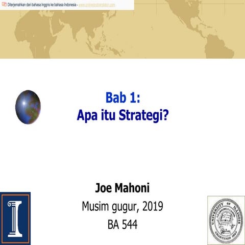 Apa Itu Strategi Dasar penjelasan strategi | PPT