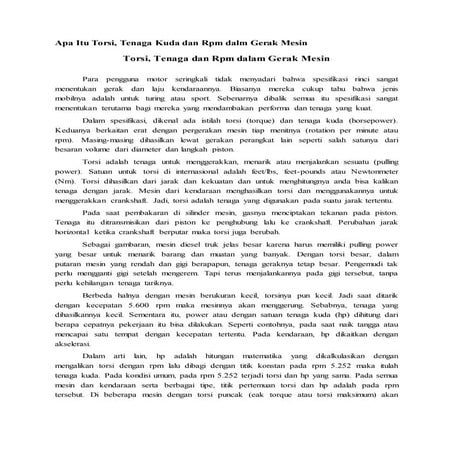 Apa itu torsi | PDF