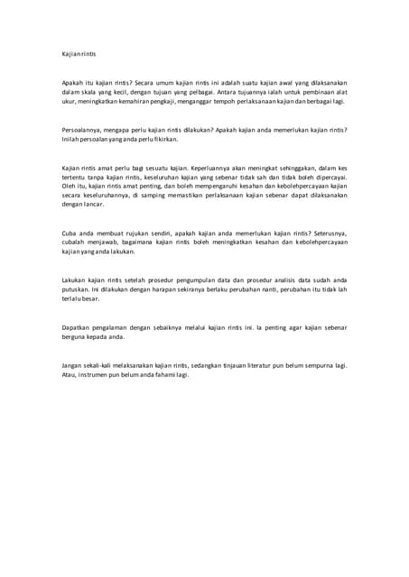 Contoh penulisan reflektif | PDF