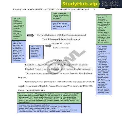 APA Paper Example | PDF