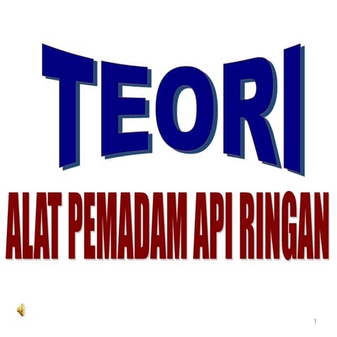 CARA PENGGUNAAN APAR yang baik dan benar .pptx