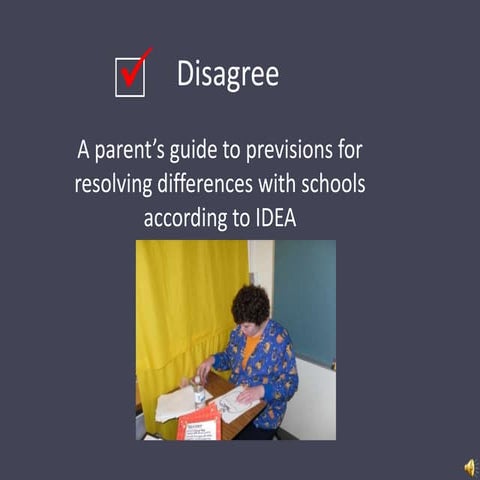 A parents guide to ARD or Individual Education Planning Meeting | PPSX