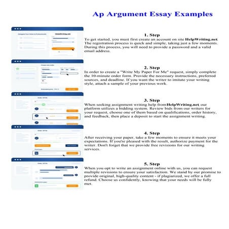 Ap Argument Essay Examples | PDF