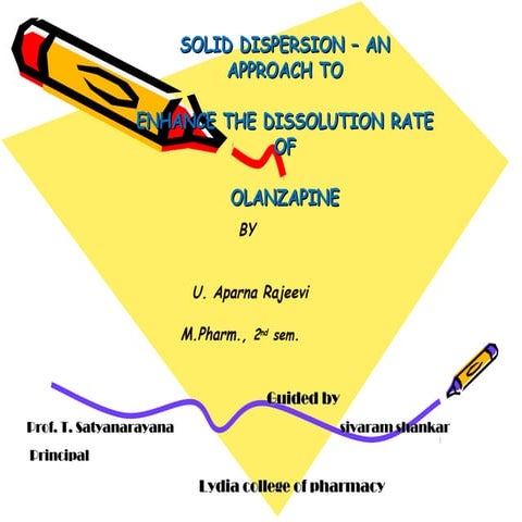 olanzapine solid dispersion | PPT