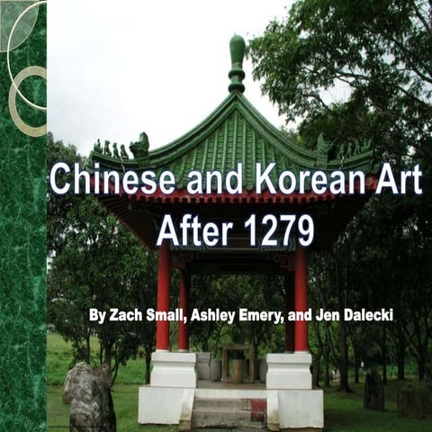 Ap art -chinese_and_korean[1] | PPTX | Painting | Arts and Crafts