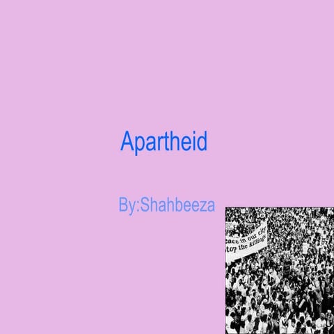 Apartheid | PPT