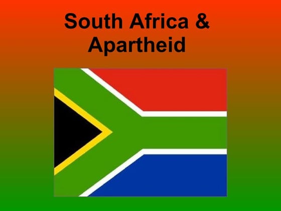 History of apartheid in south africa | PPT