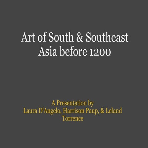 Ap Art History Art Of South Southeast Asia | PPT