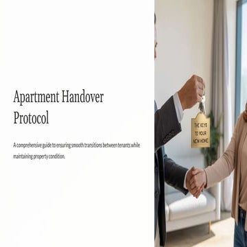 Apartment handover protocol with eAuditor Audits & Inspections | PDF