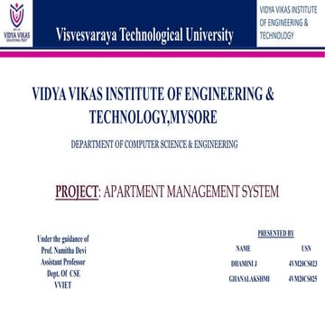 Apartment Management System on DBMS.pptx