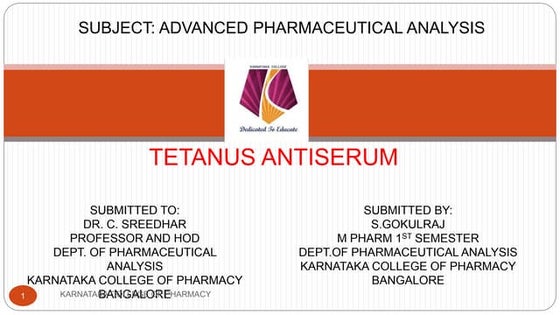 Residual Solvent Analysis; part 1 GC-Head Space Calculations of ...