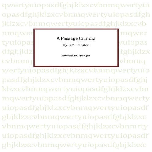 A passage to india | PDF