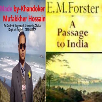 A Passage to India By Edward Morgan Forst by-Khandoker Mufakkher ...