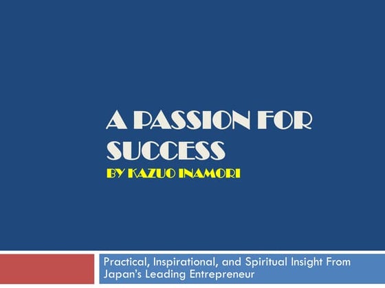 The 10 Rules Of Success | PPT