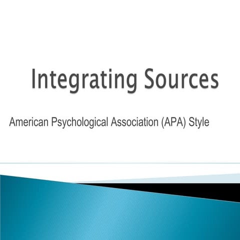Apa Style | PPT