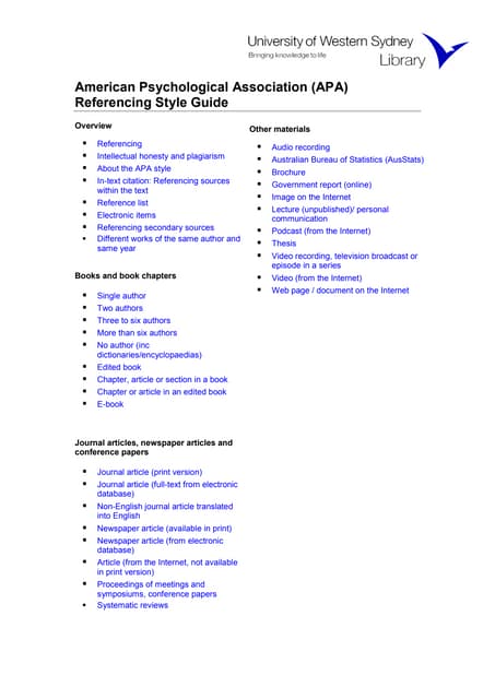 Apa 7th edition ppt | PDF | Education