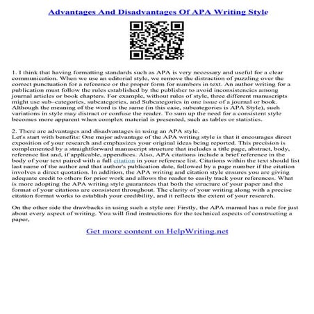 Apa Style Essay | PDF
