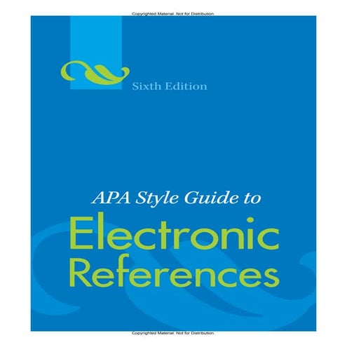 APA Style Guide to Electronic References (coll.) (z-lib.org).pdf | Desktop Publishing | Computer ...