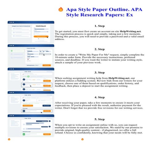 Apa Style Paper Outline. APA Style Research Papers Ex | PDF