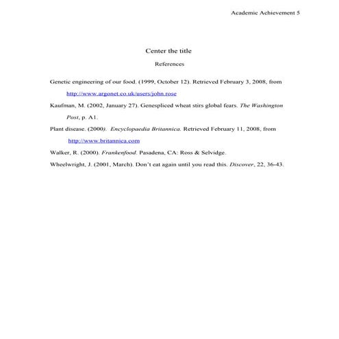 Apa style references | PDF