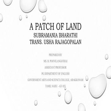 A Patch of Land slideshare.pptx