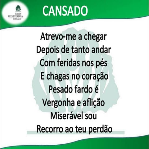 cantico louvor musica A BENÇÃO CHEGOU.ppt