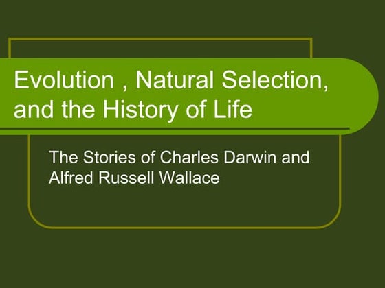 The Process of Evolution The Process of Evolution | PDF