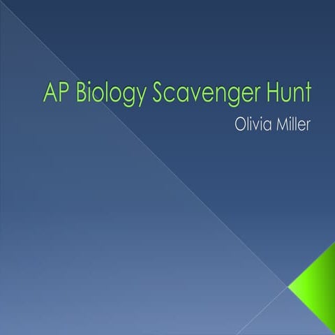AP Biology- Scavenger Hunt | PPTX | Gardening | Home & Garden