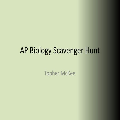 Ap biology project | PPTX