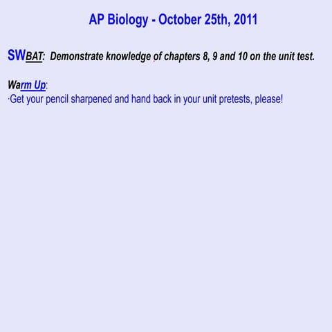 Ap bio test review | PPT