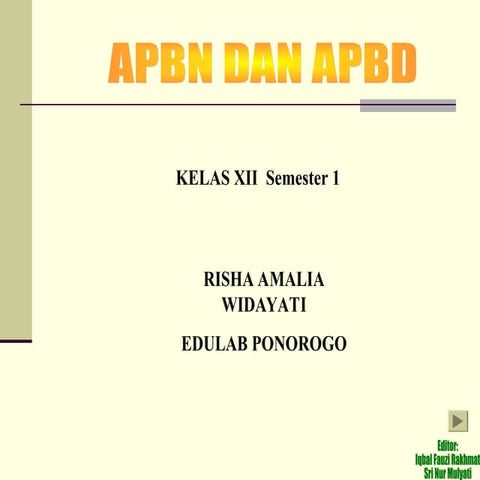 APBN DAN APBD KELAS XII EKONOMI SMA/MA.ppt