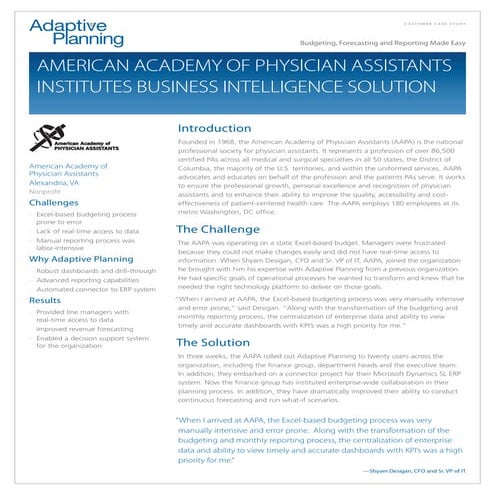 Apo predictive analytics | PDF