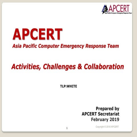 Apcert Updates Ppt