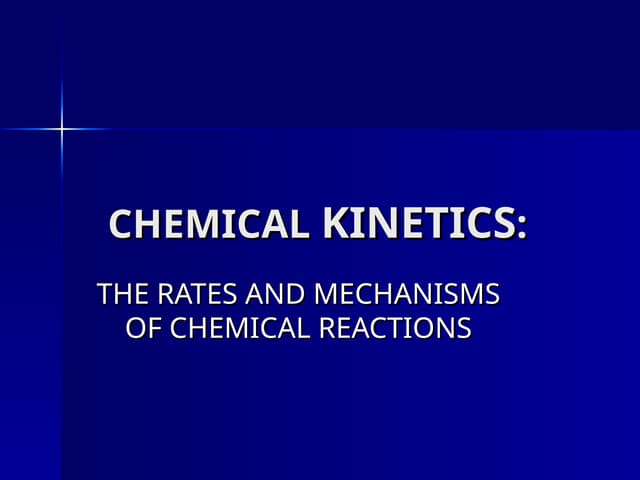 Factors Affecting Reaction Rates | PPTX