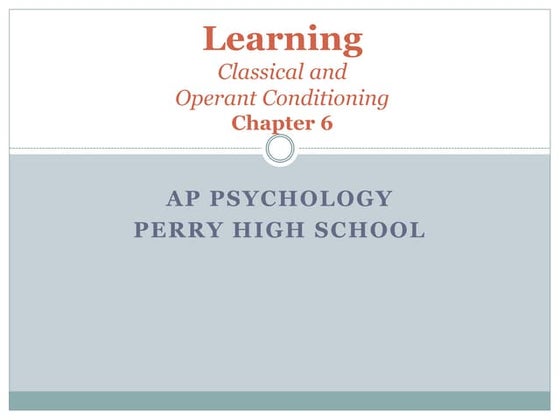 Psychology Assignment Learning & Memory | PDF