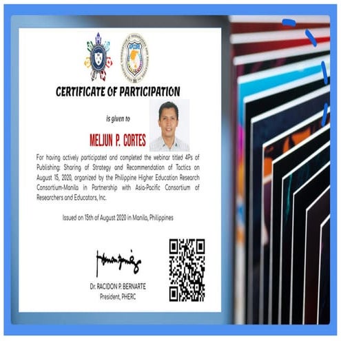 APCORE 2020 4Ps PUBLISHING and how to publish work online | PDF