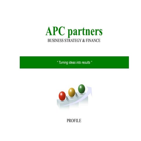APC partners - Profile Jan 2011 | PDF