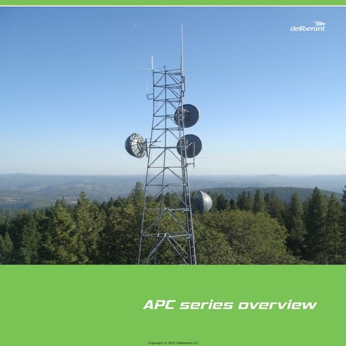Apc series product overview may 2012 | PDF | Internet of Things | Internet