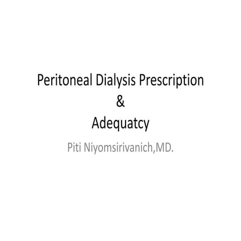PD prescription | PPTX