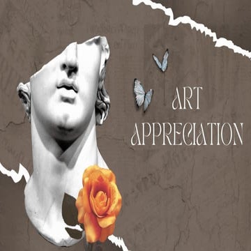 Art appreciation introduction to art lesson | PPT