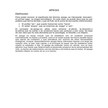 Hacia un apego seguro | PPTX