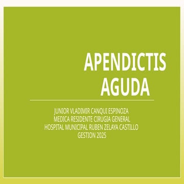 Apendicectomia Tipo Mc Burney | PPTX