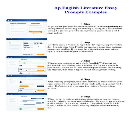 Ap English Literature Essay Prompts Examples | PDF