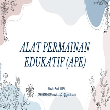 APE Pertemuan 1 media yang bisa di manfaatkan | PPT