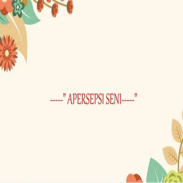 Apersepsi kelas 9 | PPT